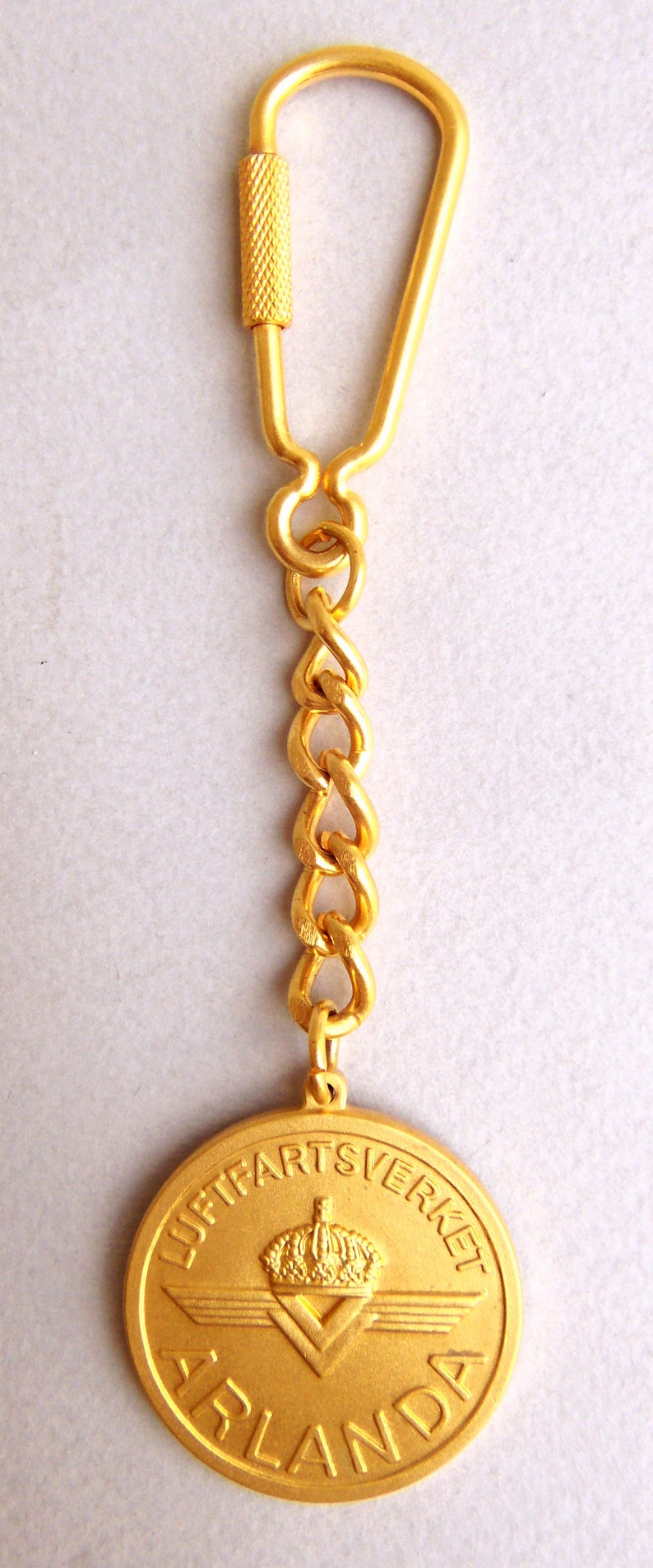 Swedish Aviation Keychain 25 Anniversary Arlanda Airport - Etsy