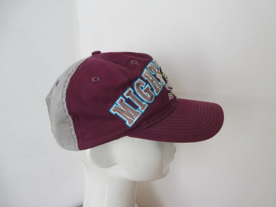 1991s MIGHTY DUCKS Anaheim Cap Vintage Pro One Snapb… - Gem