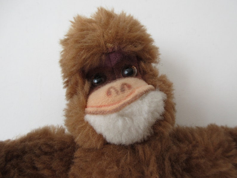Vintage Hermann JOCKO Chimpanzee Plush: West German Collectible Toy - Etsy