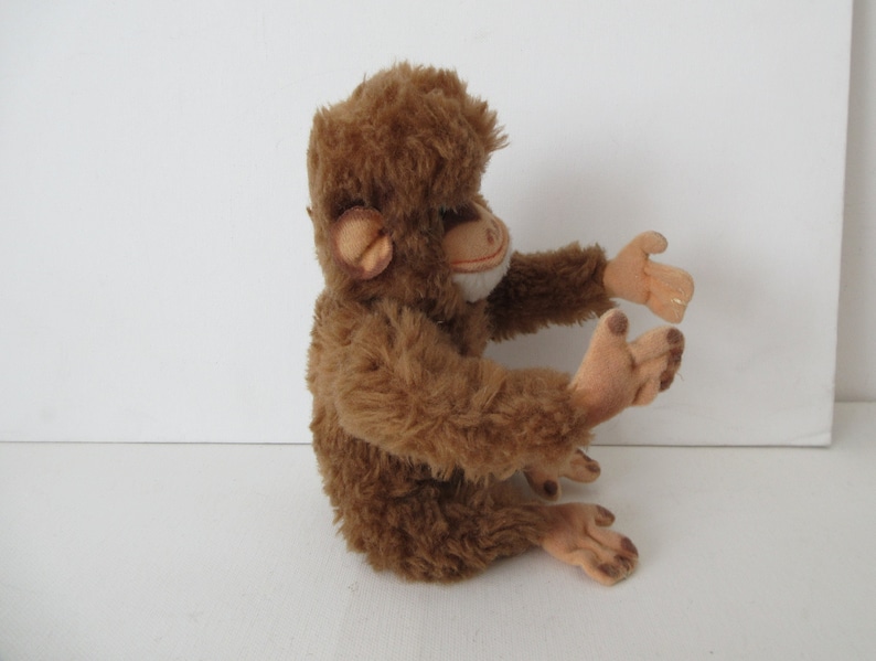 Vintage Hermann JOCKO Chimpanzee Plush: West German Collectible Toy - Etsy