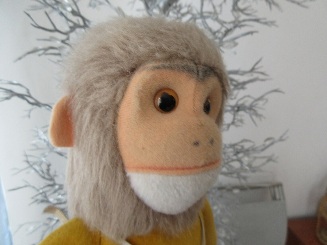 Vintage Jocko East German Monkey Soft Toy DDR Collectible 70s - Etsy