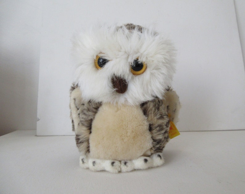 Vintage Steiff Wittie Owl Plush: Collectible Stuffed Animal (20cm) - Etsy
