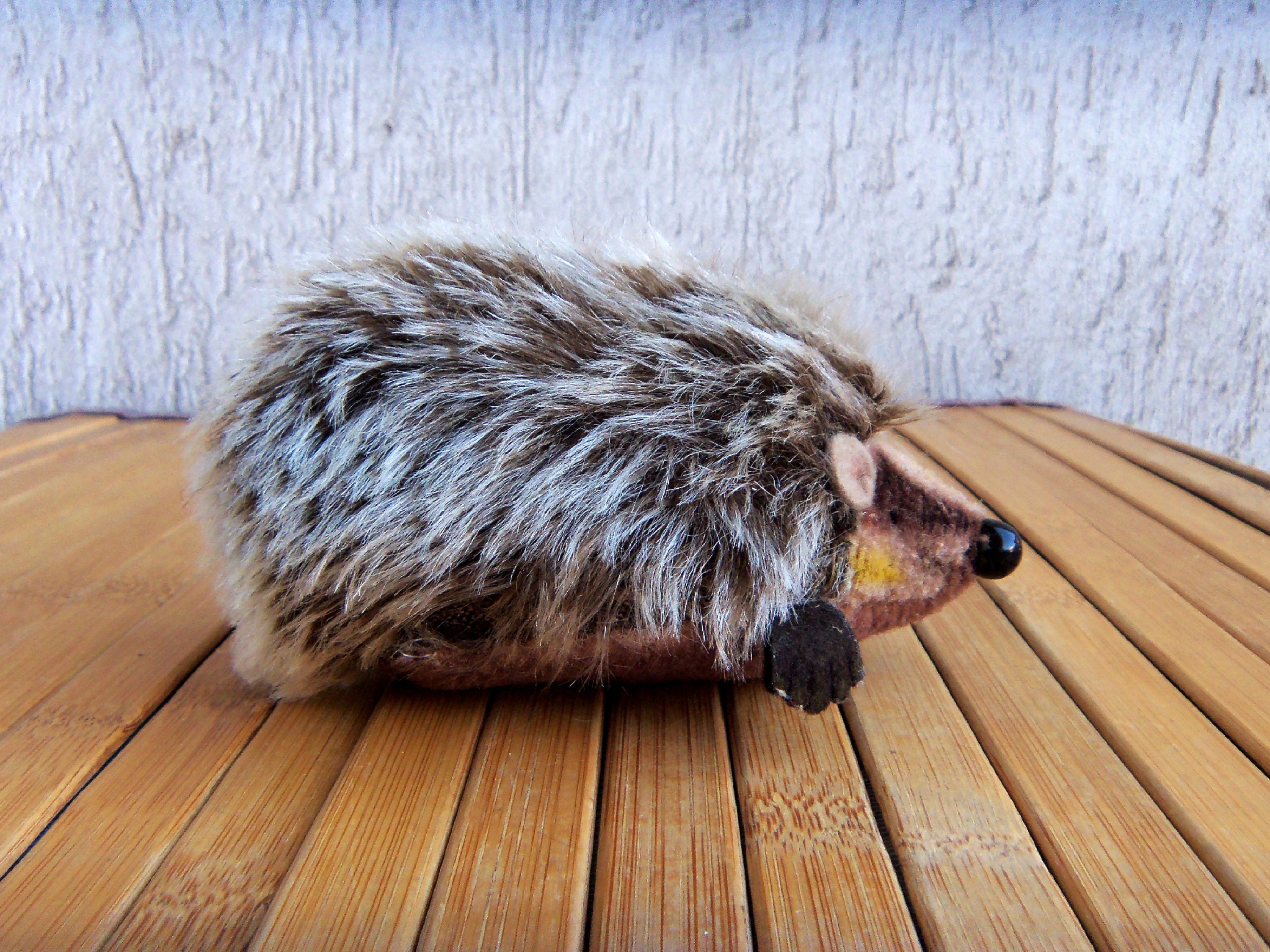 STEIFF JOGGI Lying Hedgehogbutton&flagmohair Hard Stuffed - Etsy