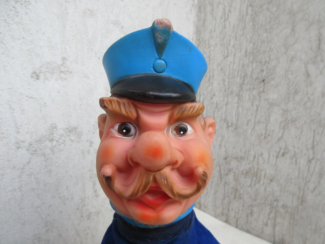 Vintage Hand Puppet Cop 'BULDO WEIRDO' Policeman Glove Theater - Etsy