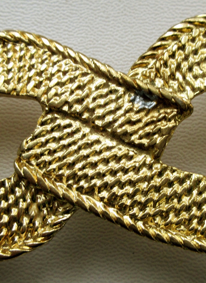 Vintage Infinity Symbol Buckle Gold Tone Belt Buckle Rope - Etsy