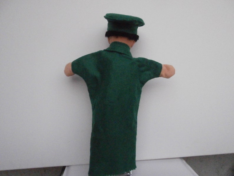 Vintage DRESDNER KUNSTLER Felt Hand Puppet Police Officer - Etsy