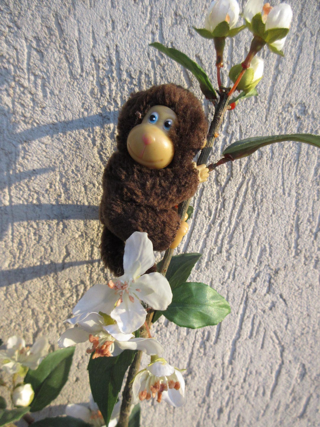 Vintage GONGA GORILA Rolled Head Clip Monkey Catched Hands Dolly ...