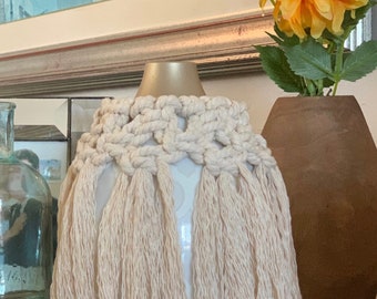 Macrame Diffuser Cover // Rust Garland - Etsy