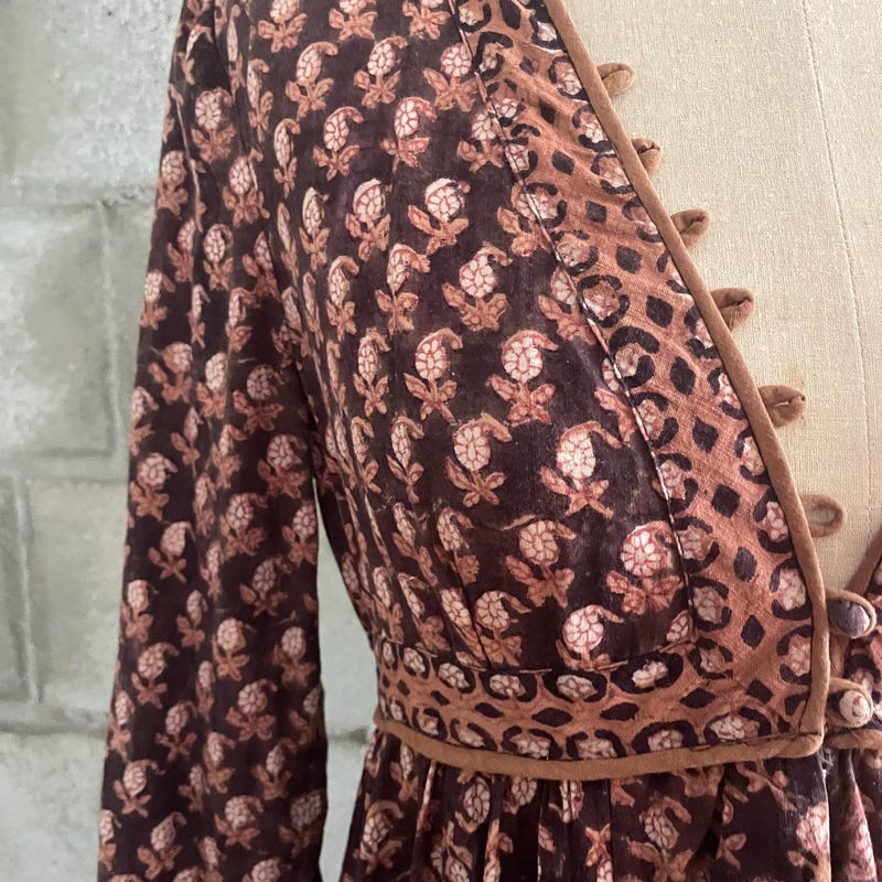 70s Indian Dress - Etsy