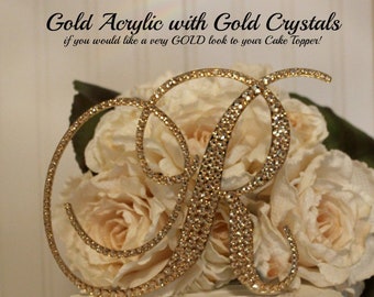 Bling Wedding Cake Topper | Etsy