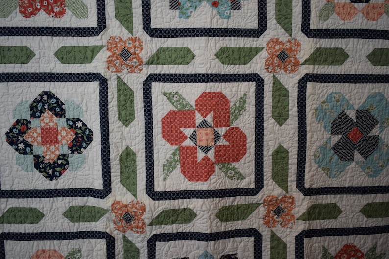 Garden Sampler Block of the Month Quilt, - Etsy