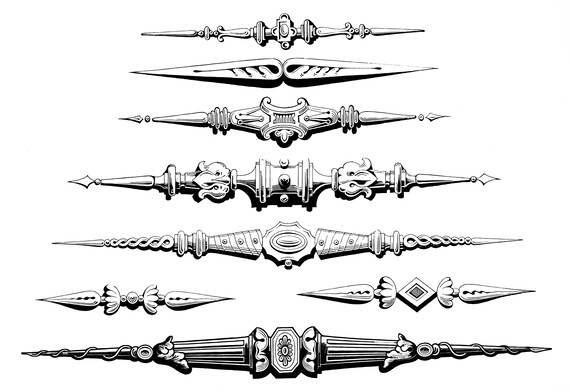 Vintage French Line Ornaments | Etsy