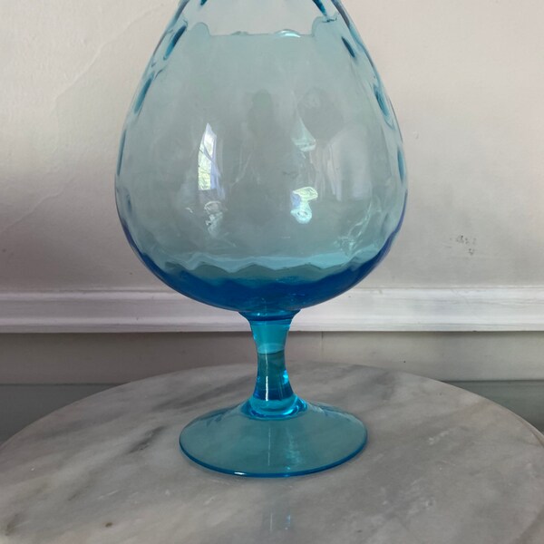 Footed Glass Vase - Etsy