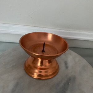 Vintage Copper Candle Holder - Etsy