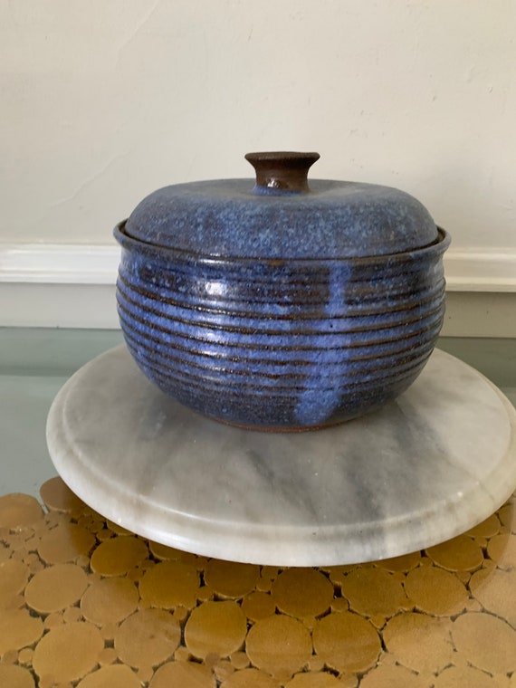 Glazed Pottery Container Antique Glazed Pottery Olive Jar / Container,