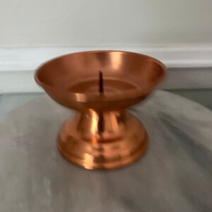 Vintage Copper Candle Holder - Etsy