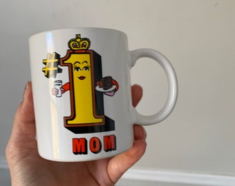 Number 1 Mom Mug - Etsy