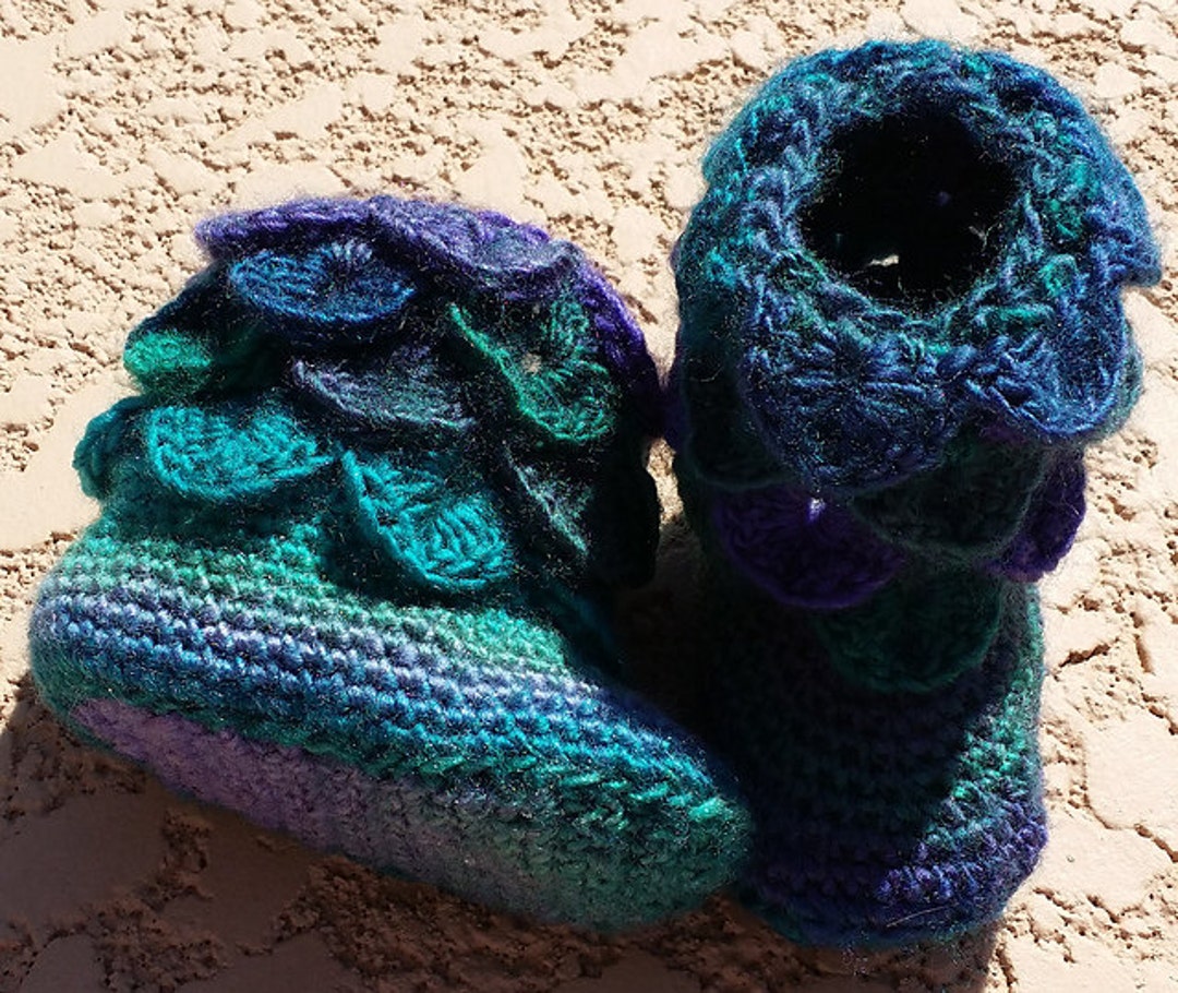 Free Crochet Crocodile Stitch Booties Pattern Cats Rockin Crochet Free