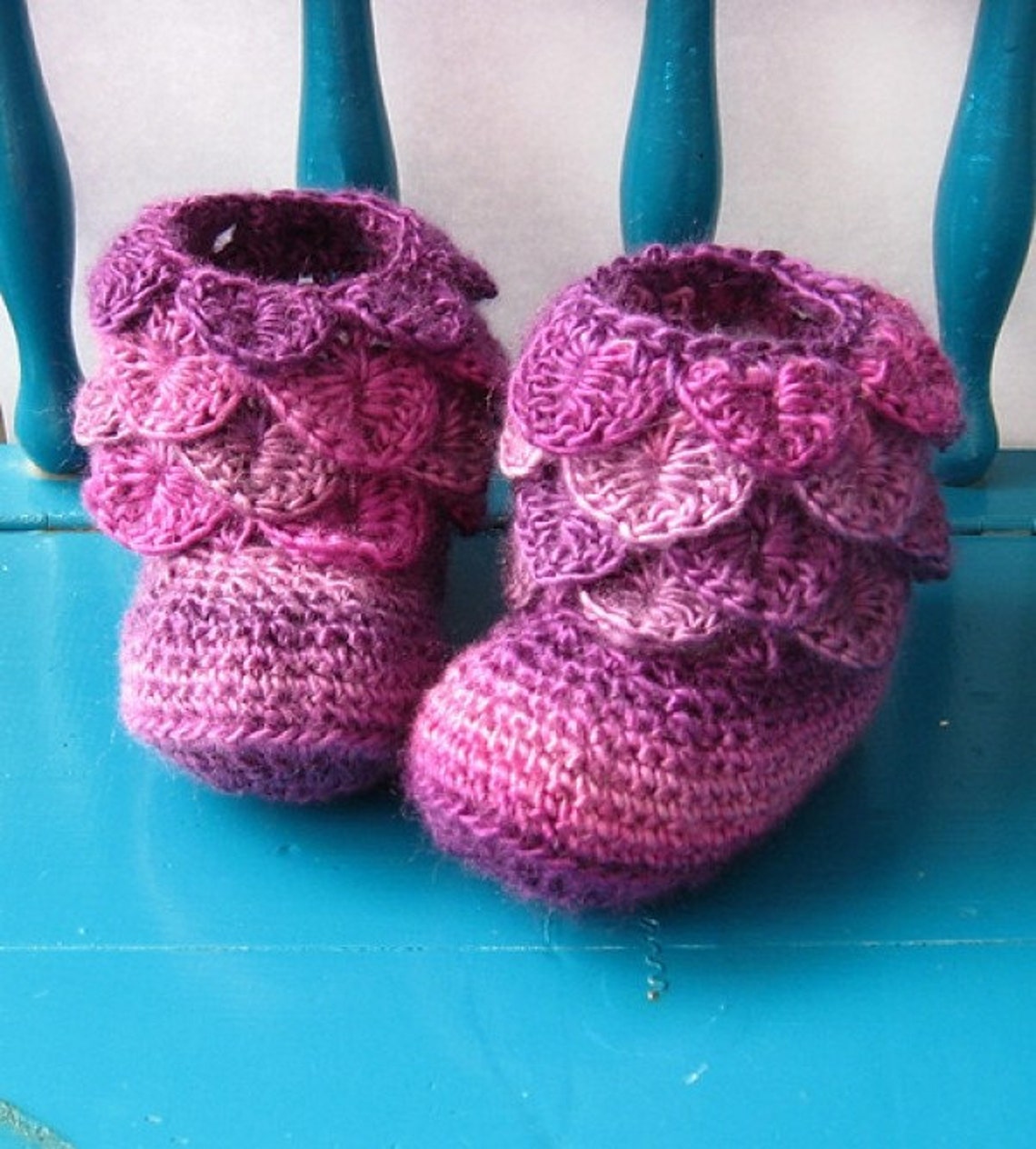 Crochet PATTERN - Toddler-child Crocodile Boots - 3 Sizes - Etsy