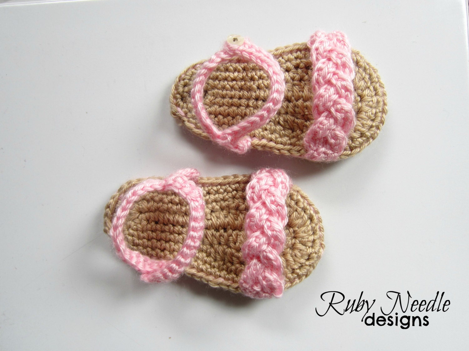 Crochet PATTERN - Braided Summer Sandals - 3 Sizes! - Etsy
