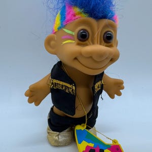 Vintage Russ Punk Rock Guitar Mohawk Troll 5 Rockstar - Etsy