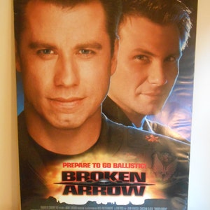 Broken Arrow 1995 Original Double Sided Movie Poster Slater - Etsy