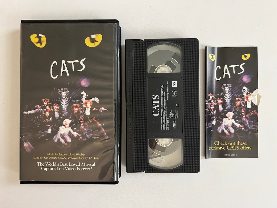 Cats: the Musical VHS, 1998 Clamshell Hardcase - Etsy