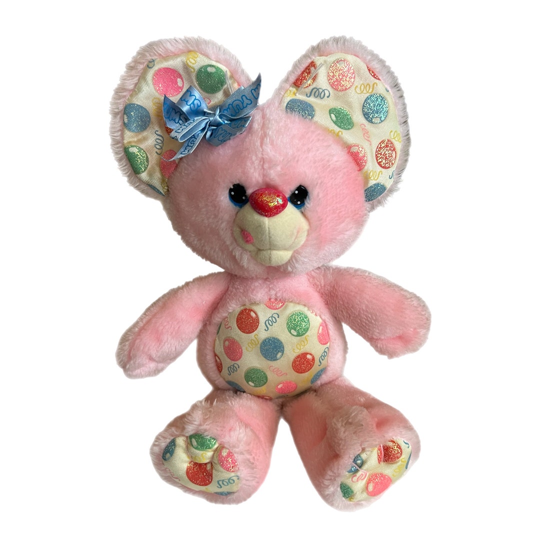 Kenner Hallmark Party Yum Yums Giggling Gumball Mouse Plush Stuffed ...