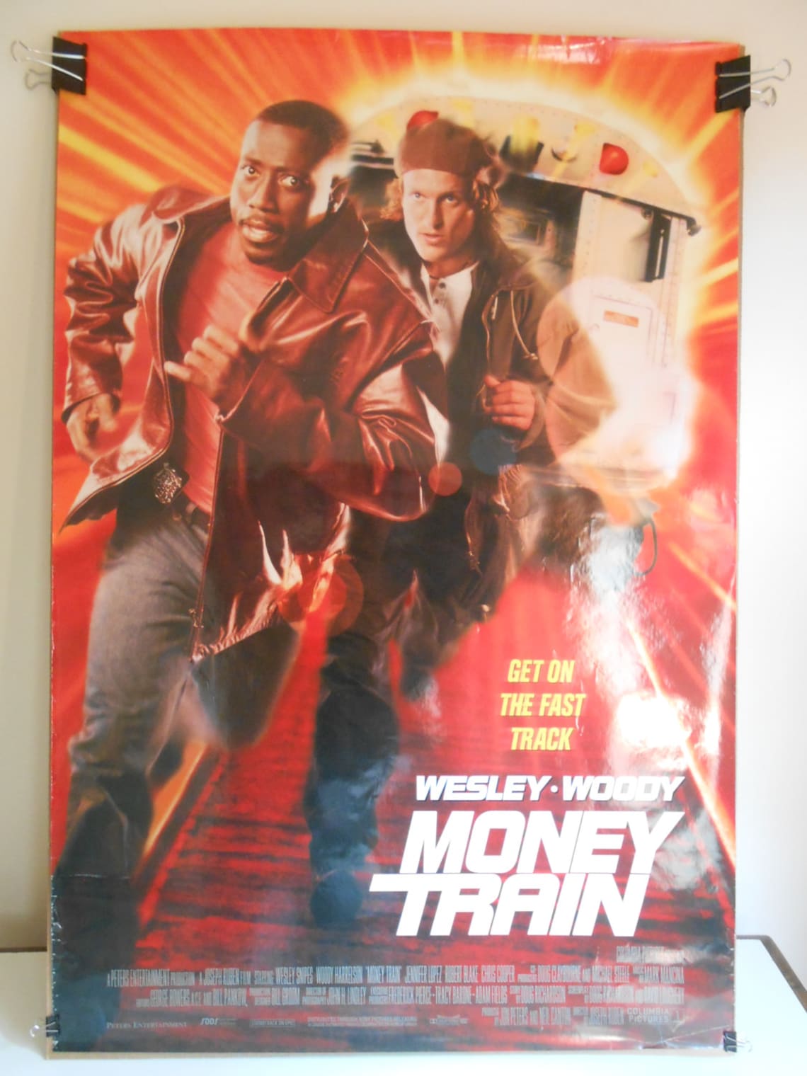 Money Train 1995 Original 2 Sided Movie Poster Wesley Snipes - Etsy