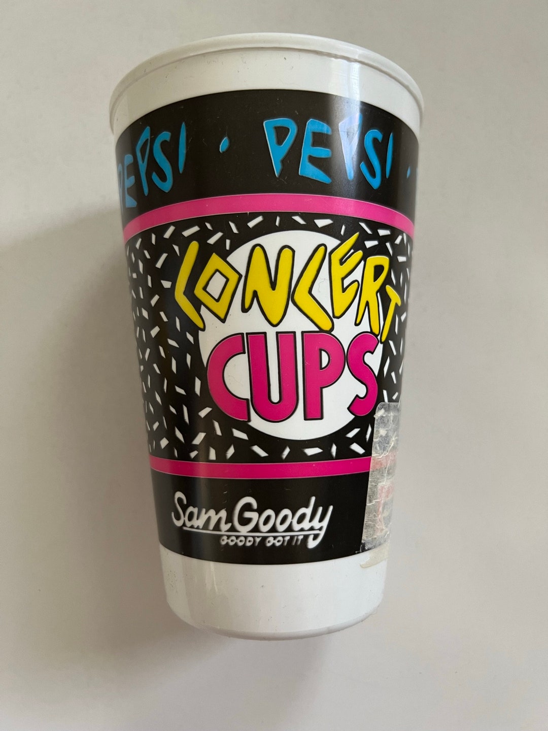Vintage Philadelphia Spectrum Pepsi Sam Goody Concert Cup Plastic Cup ...