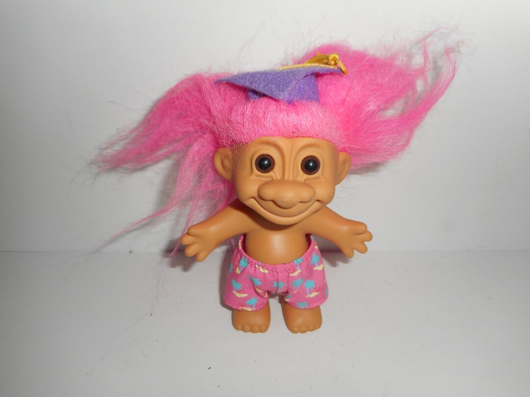 Vintage Russ Troll Graduate Graduation Party Surfer Troll Doll 5" - Etsy