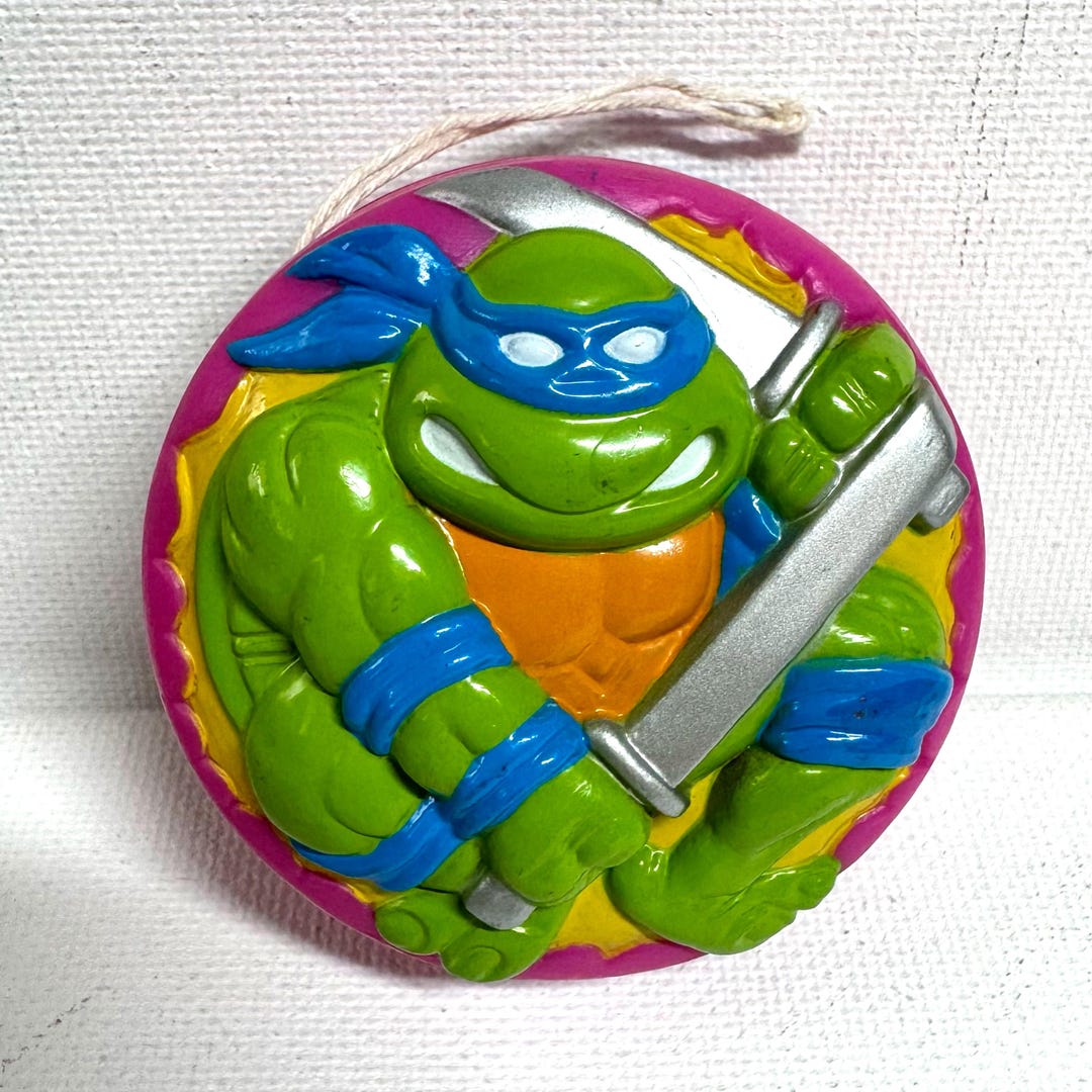 1989 TMNT Leonardo Yo-yo Vintage Mirage Studios Teenage Mutant Ninja ...
