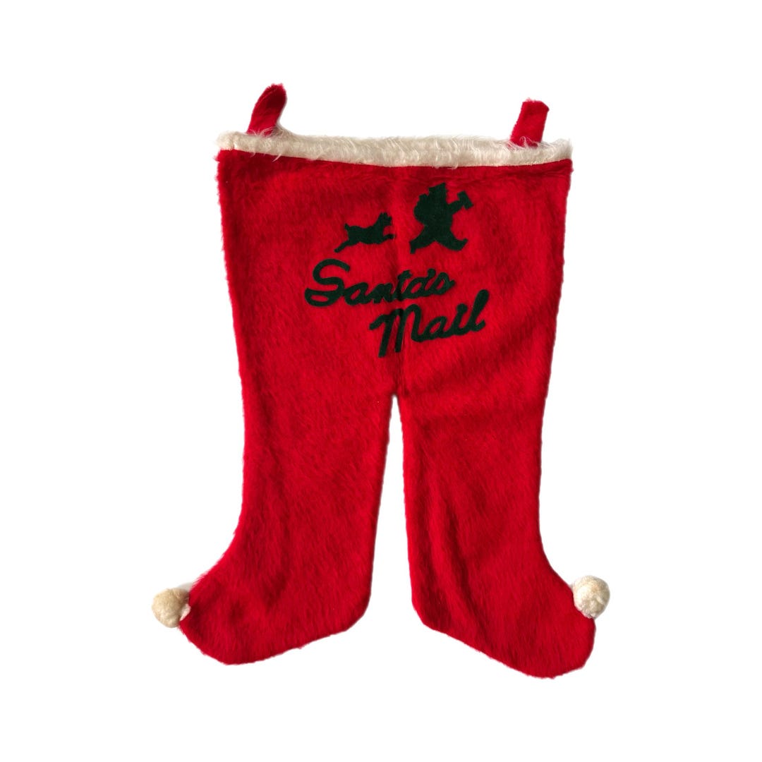 Vintage MCM Santa’s Mail Christmas Stocking Pants Bloomers Kitsch Dog ...
