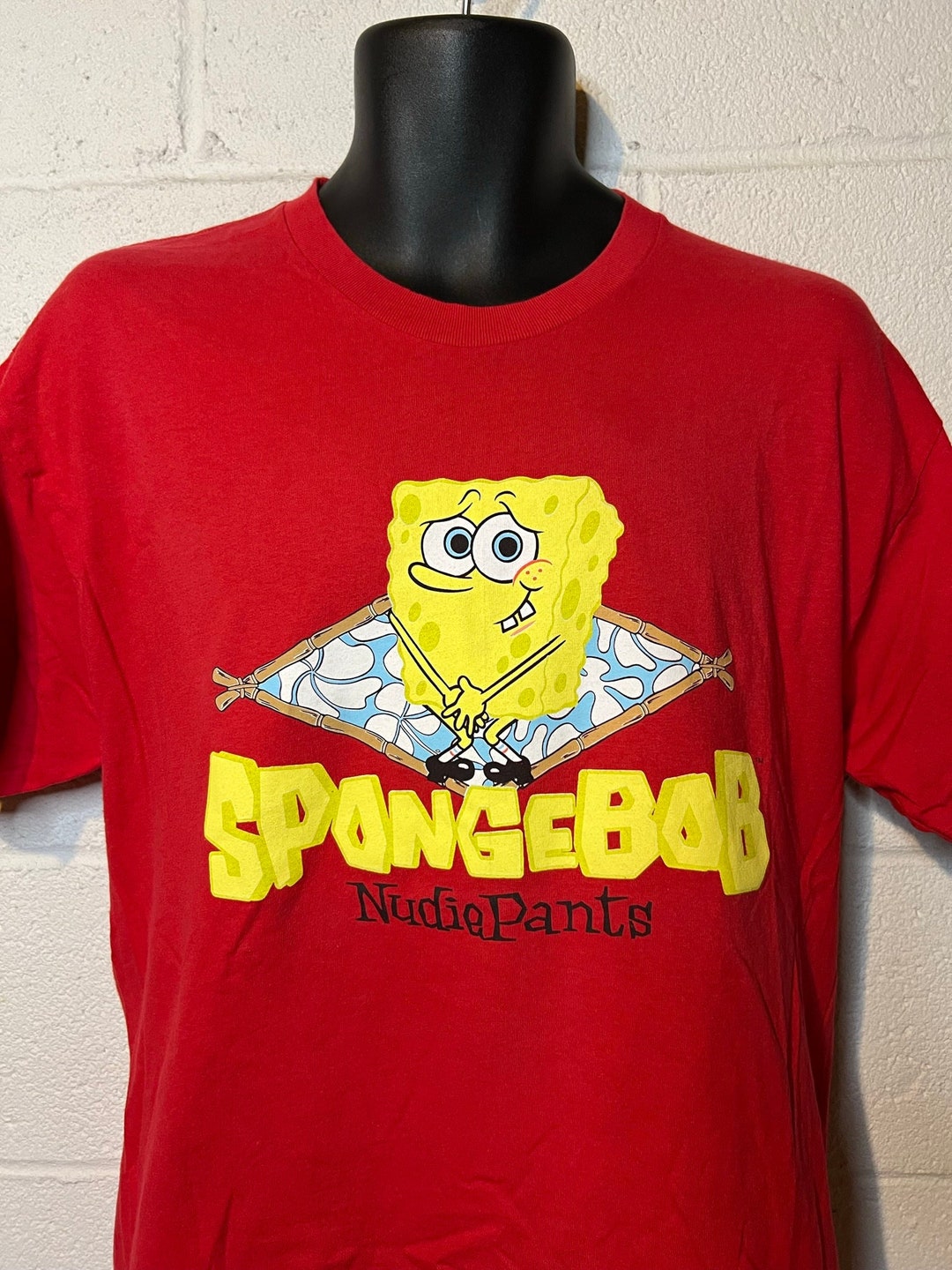 Vintage 2002 Nickelodeon Spongebob Nudiepants T-shirt M/L - Etsy Hong Kong