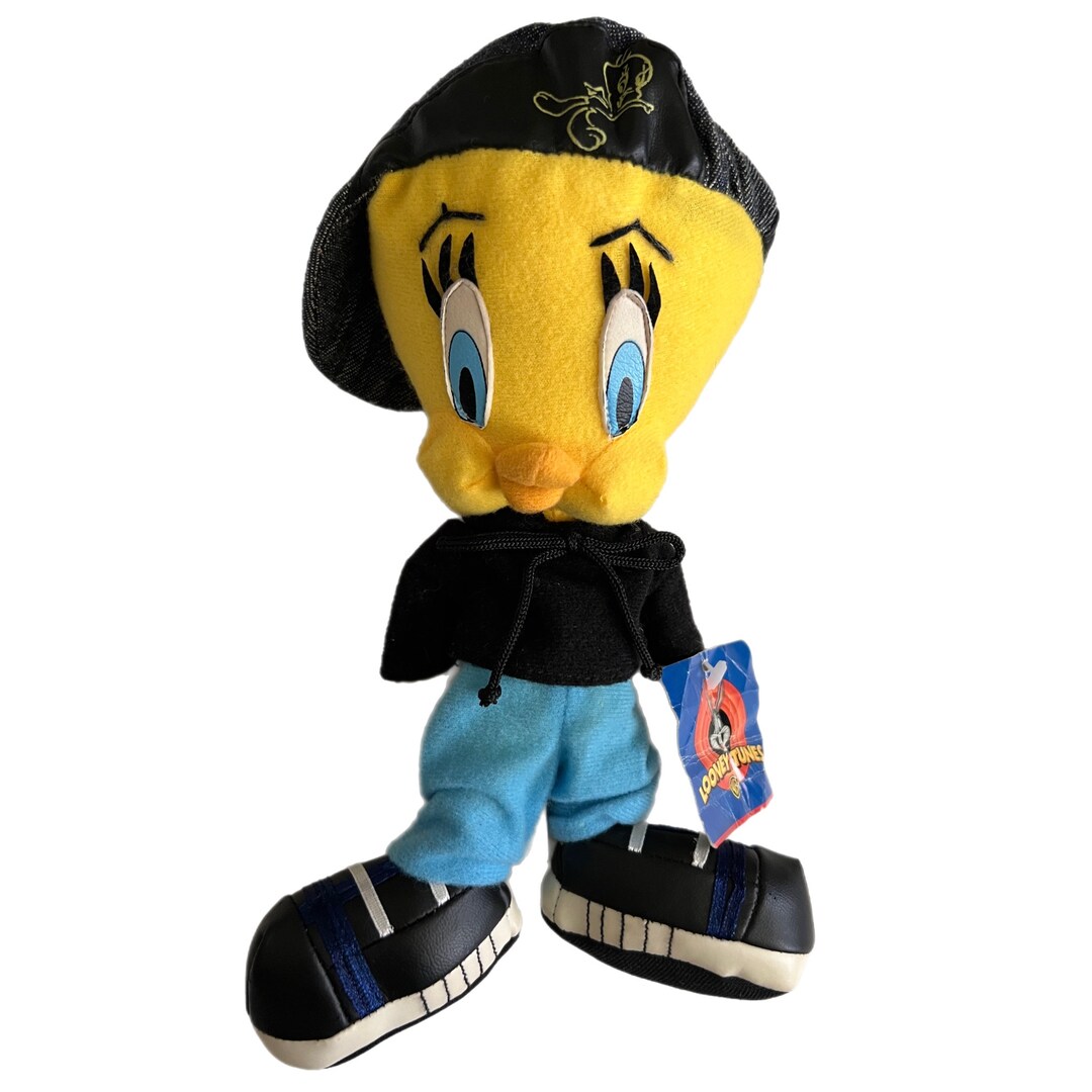 Vintage 1998 Looney Tunes Hip Hip Rap Tweety Plush Toy Doll 10 - Etsy
