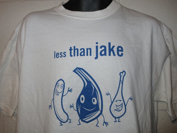 90s LESS THAN JAKE band Tシャツ L ska punk｜Tシャツ/カットソー(半袖/袖なし)