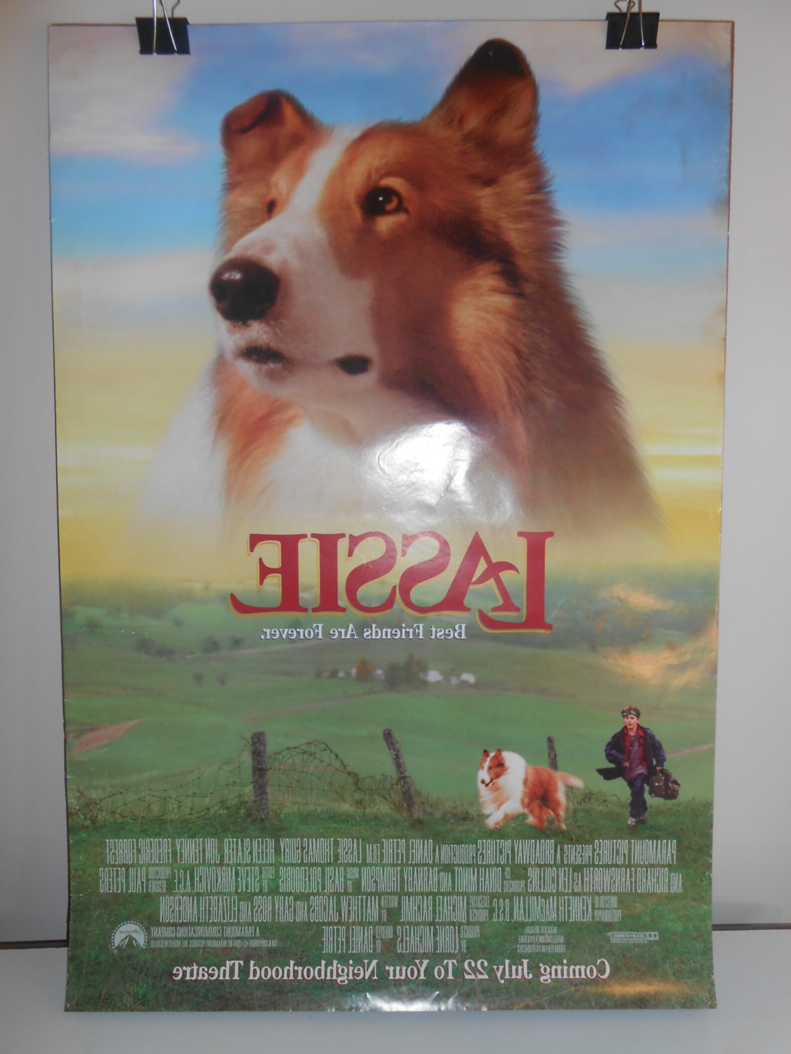 Lassie 1994 Original Double Sided Movie Poster 27x40 | Etsy