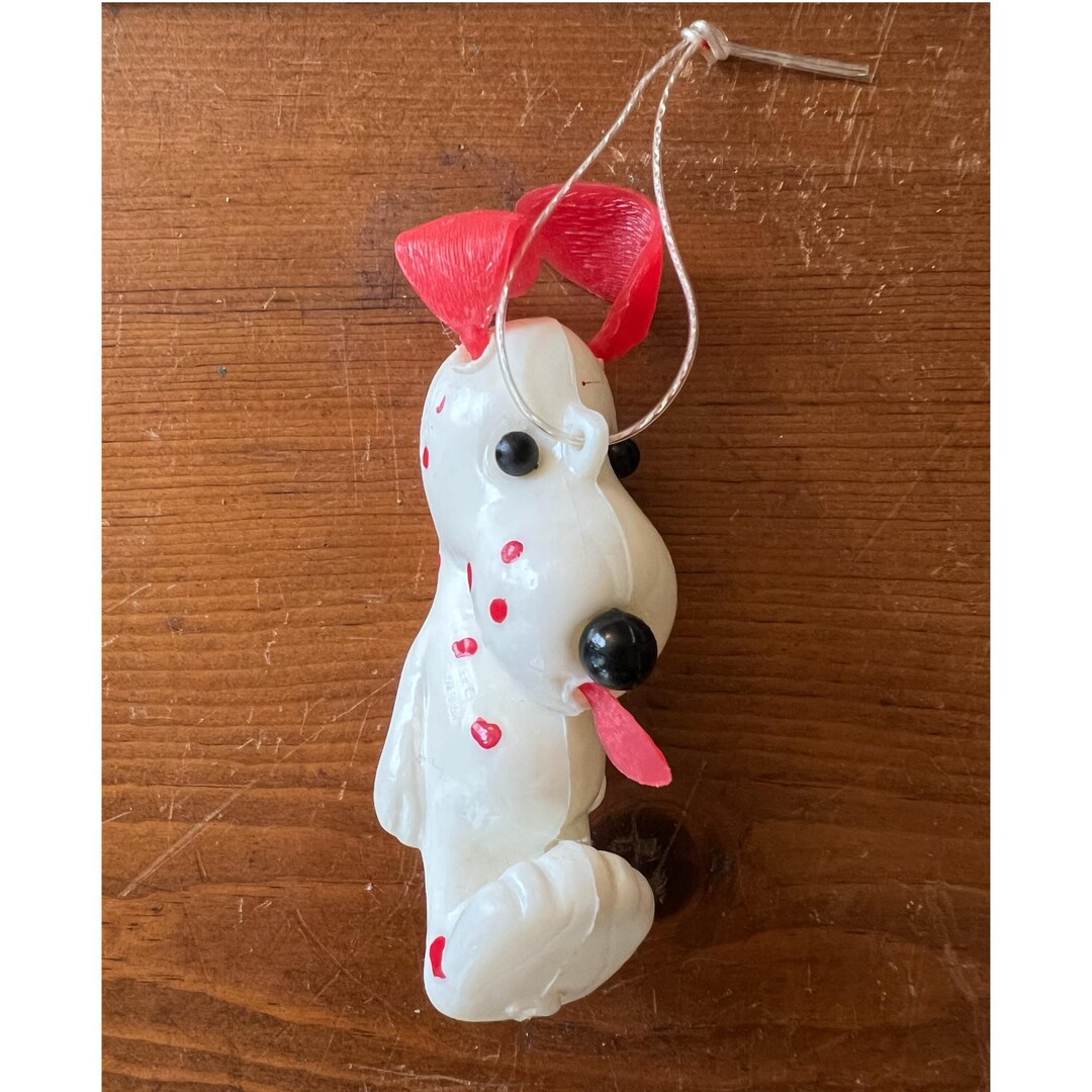 Vintage Mid Century Snoopy Dog Blow Mold Hanging Holiday Christmas ...