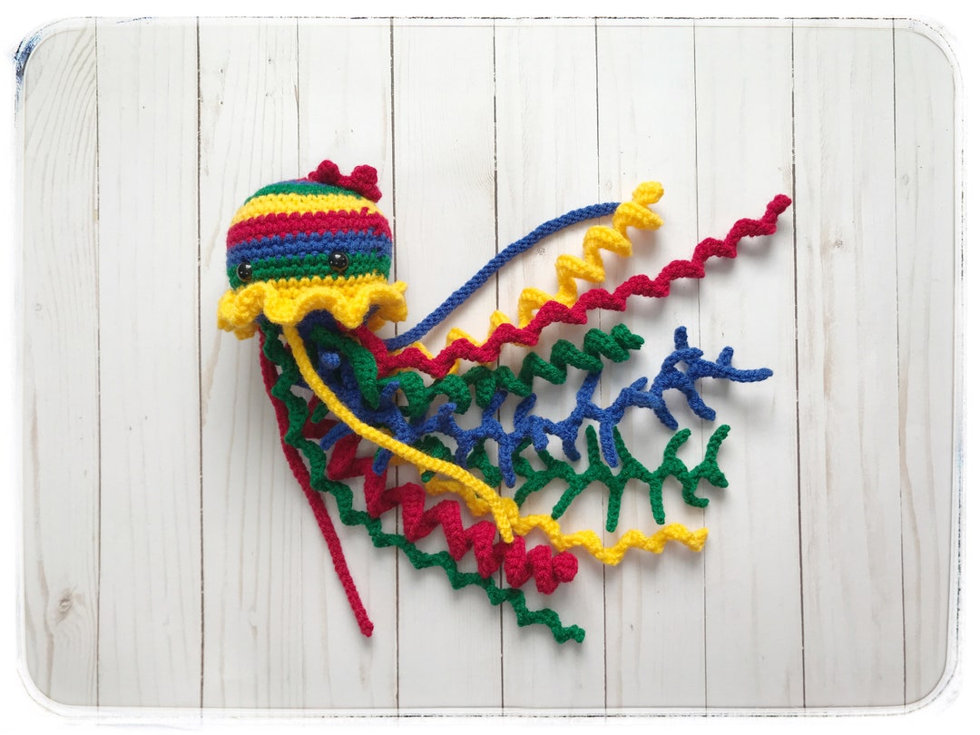 Angela the Au-some Jelly Pal Pattern - Crochet Jellyfish - Jellyfish ...