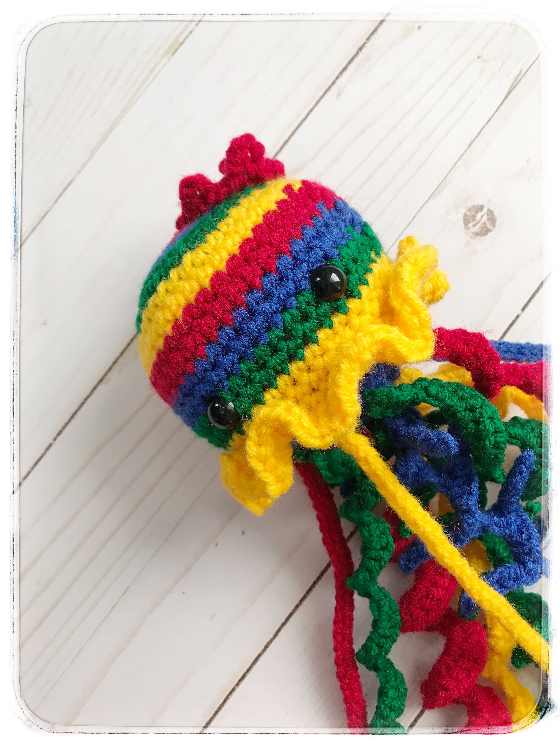 Angela the Au-some Jelly Pal Pattern - Crochet Jellyfish - Jellyfish ...