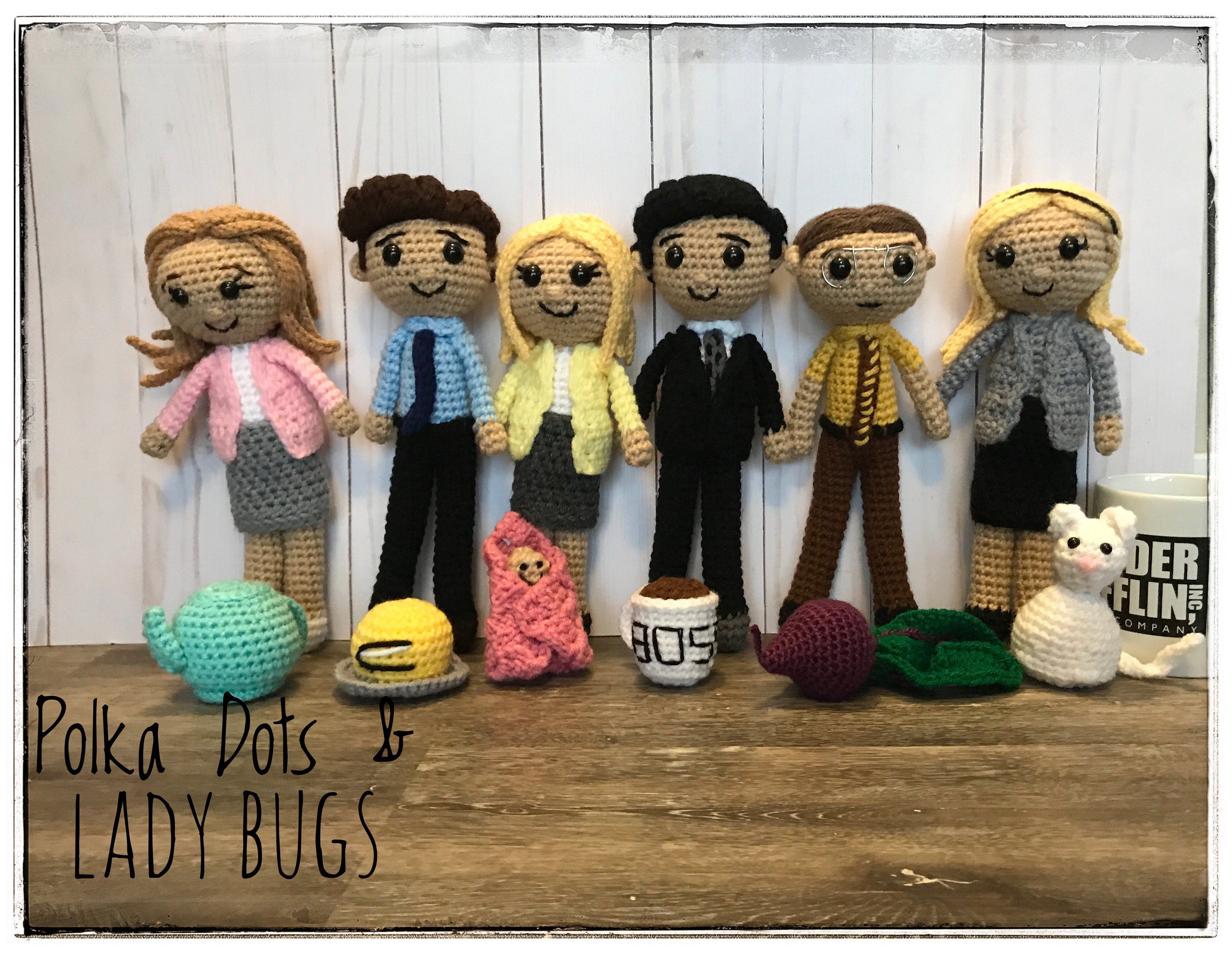 The Office Crochet Doll Pattern Set - Dunder Mifflin Paper Company ...