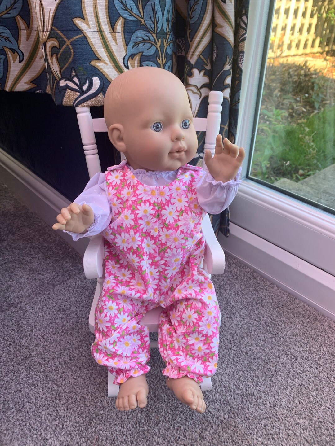 Dolls Dungarees With Blouse to Fit Upto 17 Inch Dolls Baby Annabelle ...