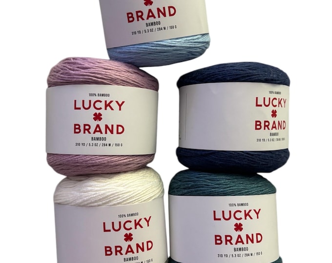 Lucky Brand Bamboo Yarn - Etsy