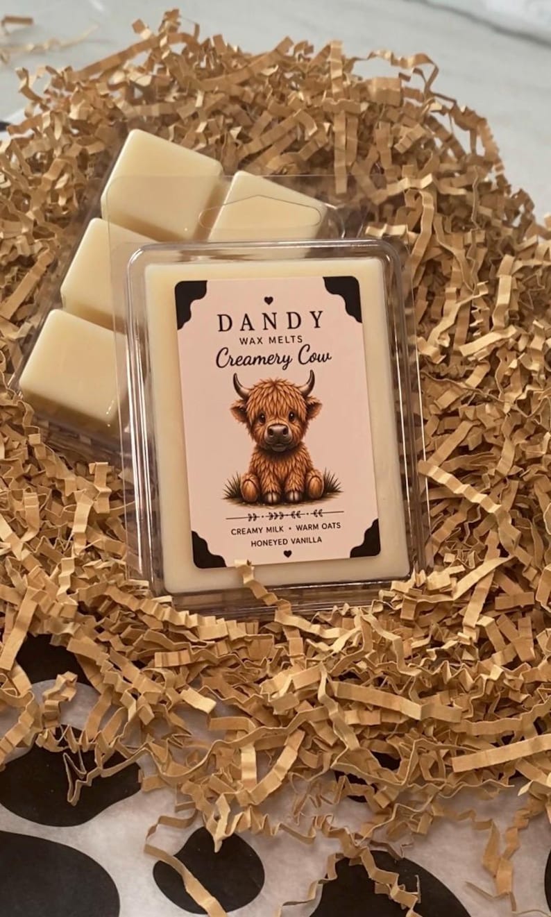 Creamery Kuh Wachs Melts | Vanille-Milch-Honig-Duft | Gemütliches ...