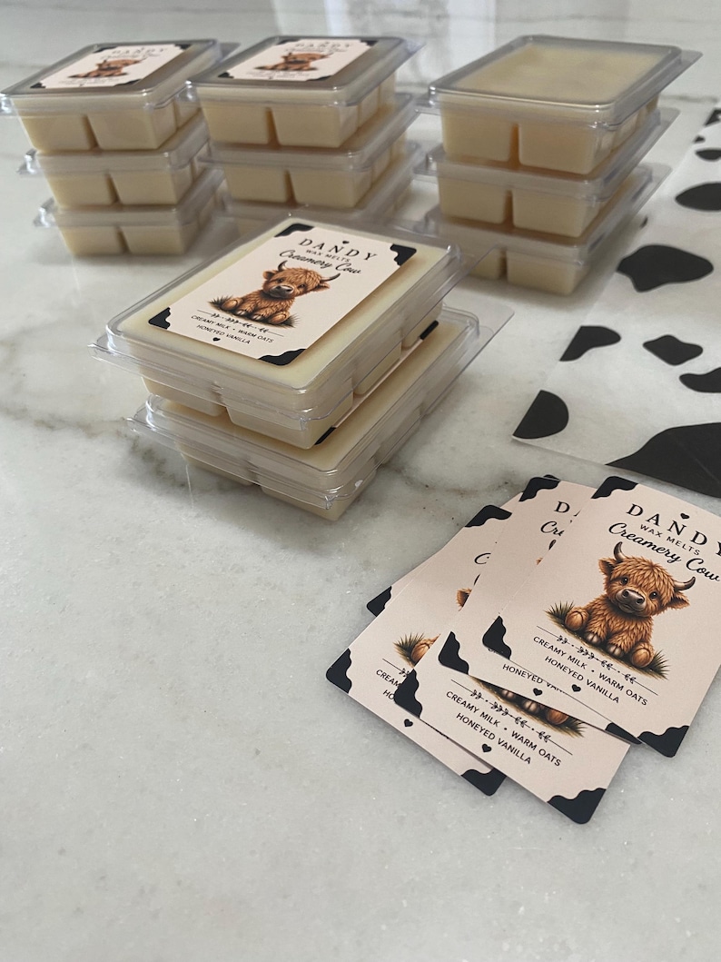 Creamery Kuh Wachs Melts | Vanille-Milch-Honig-Duft | Gemütliches ...