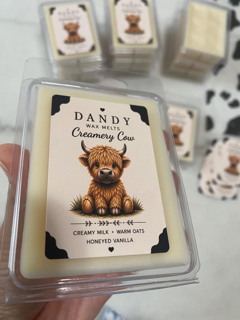 Creamery Kuh Wachs Melts | Vanille-Milch-Honig-Duft | Gemütliches ...