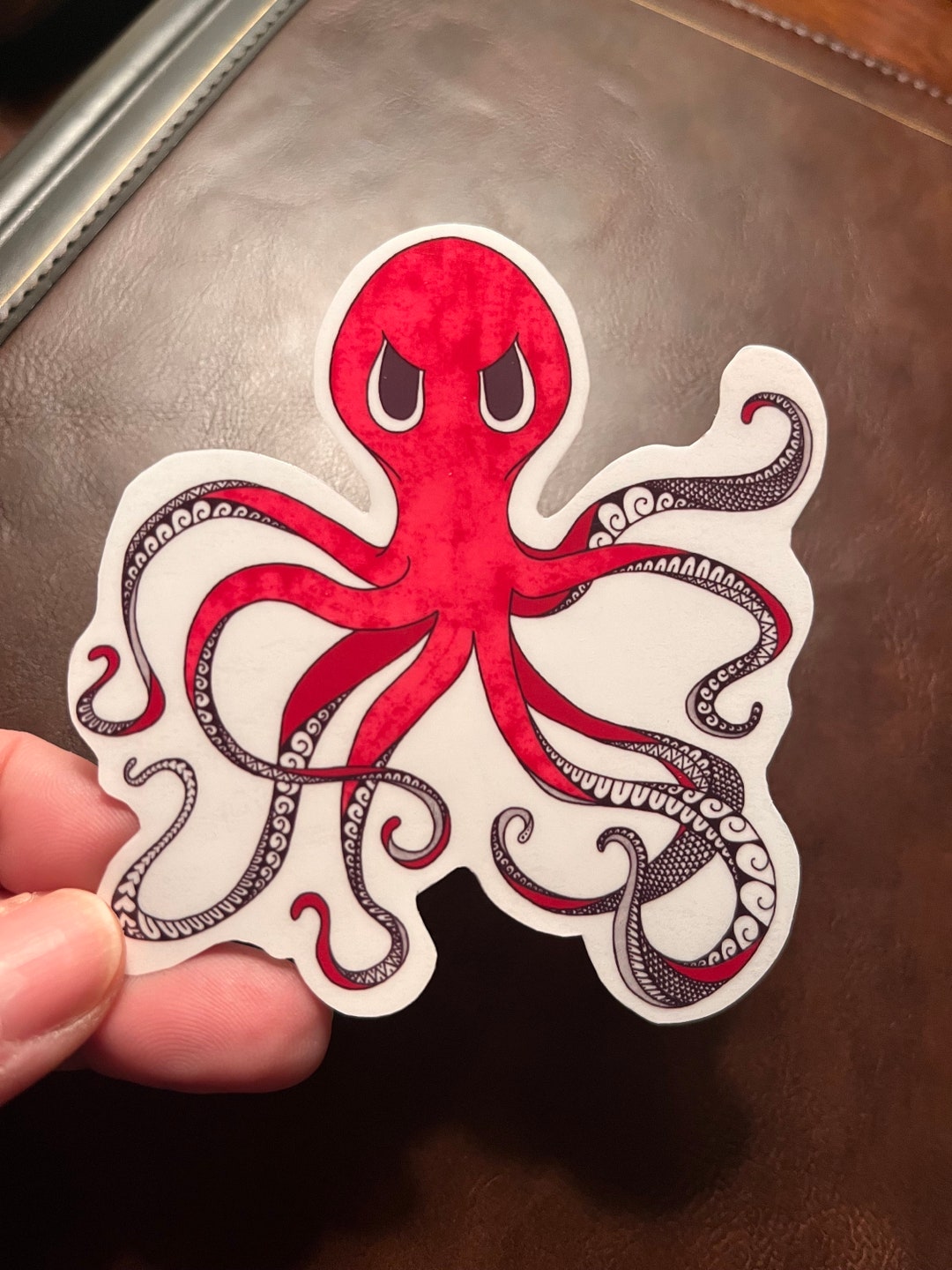 Oswald the Octopus Vinyl Sticker - Etsy
