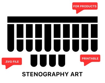 Stenography Voice Mask .SVG Printable | Voice Writer, Court Reporter ...