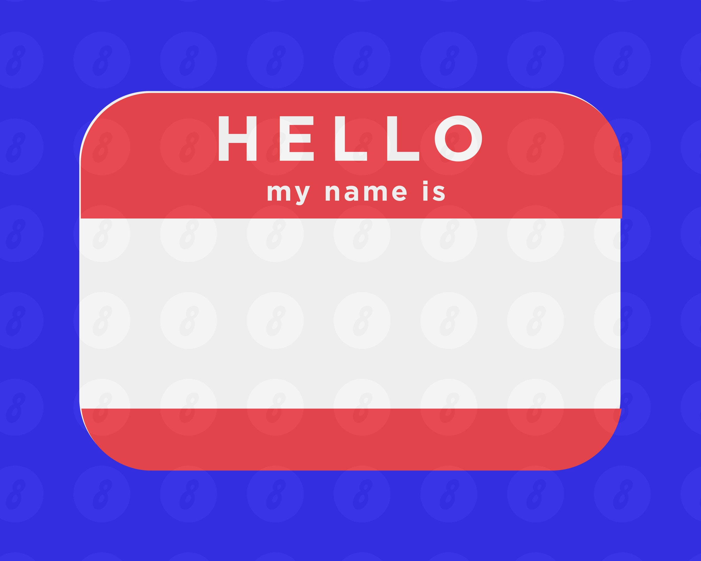 Hello My Name Is Sticker Png