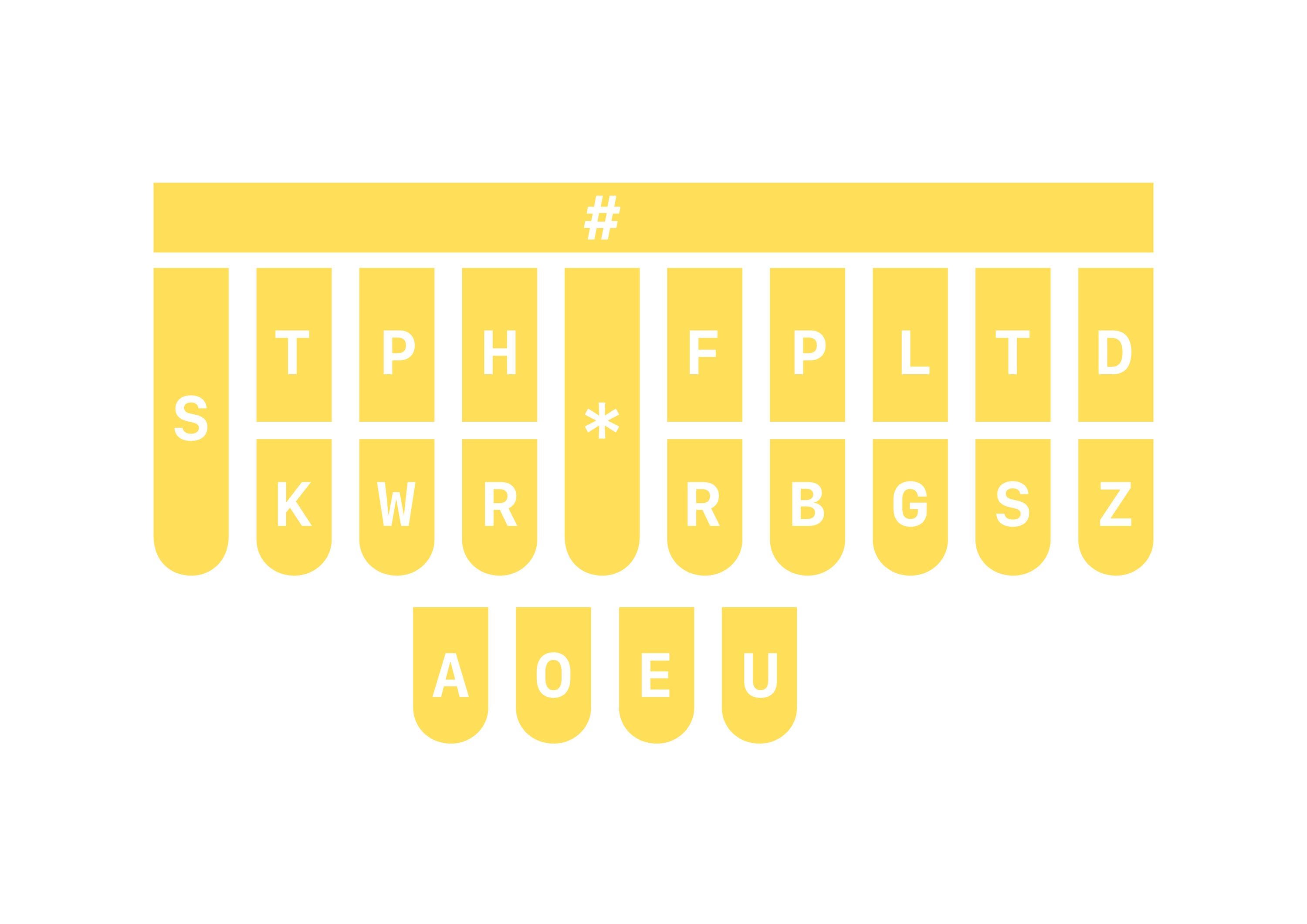 Stenography Keyboard, Steno Chart, Court Reporter Art, Steno School ...